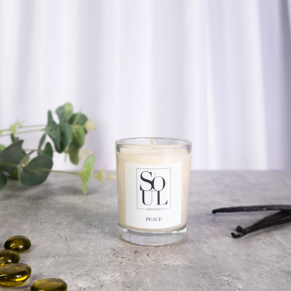 Peace Votive Candle | Amber & Tonka Bean – Soul Homeware – Soul Candles